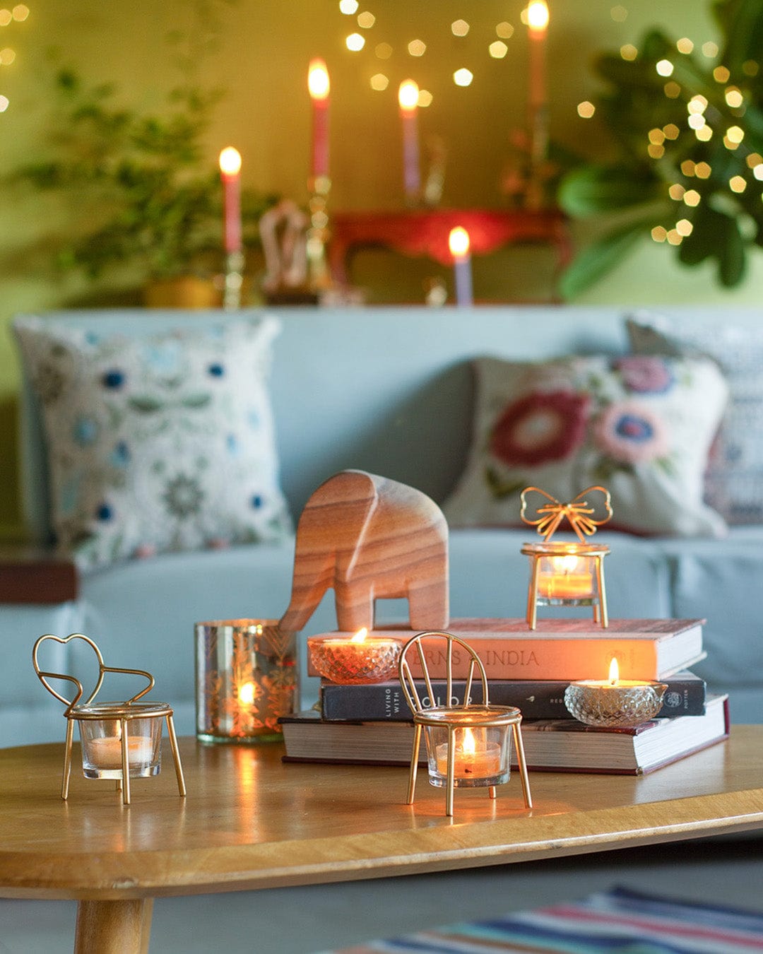 Buy Whimsical Chairs Tealight Holders - Set of 3 Online | Wishing Chair