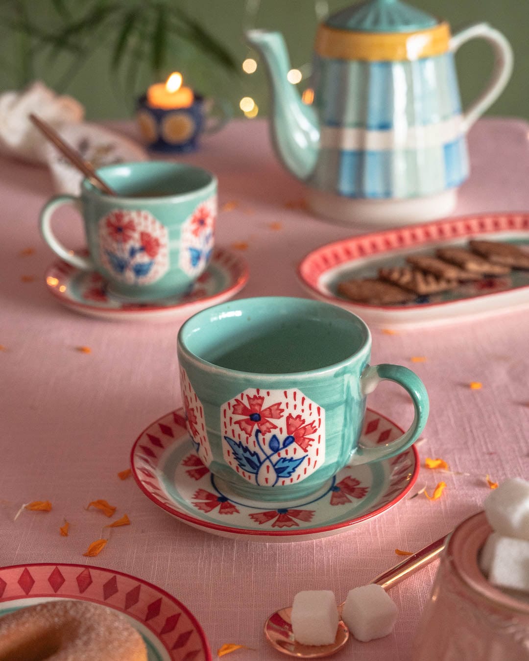 Buy Poppies & Play Teacup and Saucer - Set of 2 Online | Wishing Chair