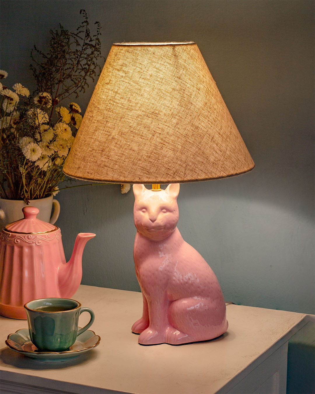 So Fierce Panther Lamp - Pink – The Wishing Chair